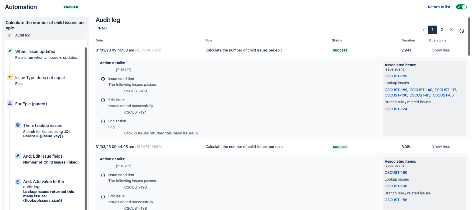 Solved: Smart Value to display the sum of child issues lin...