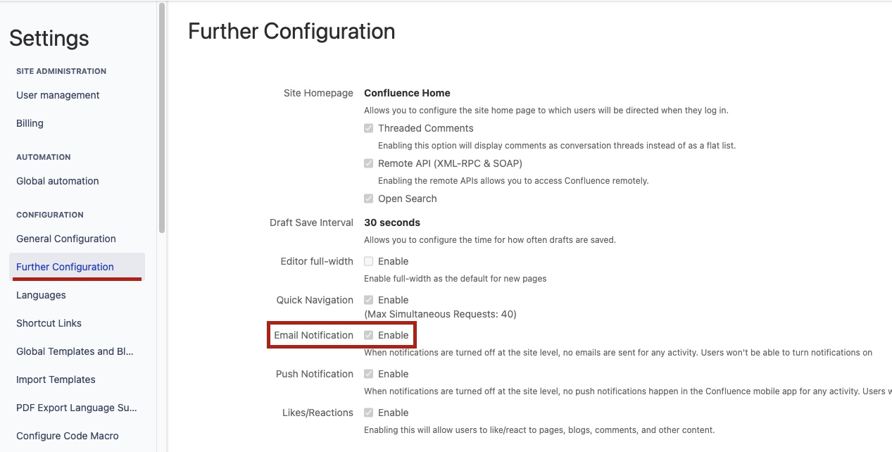 Solved: Importing Confluence Space -> Notification for imp...