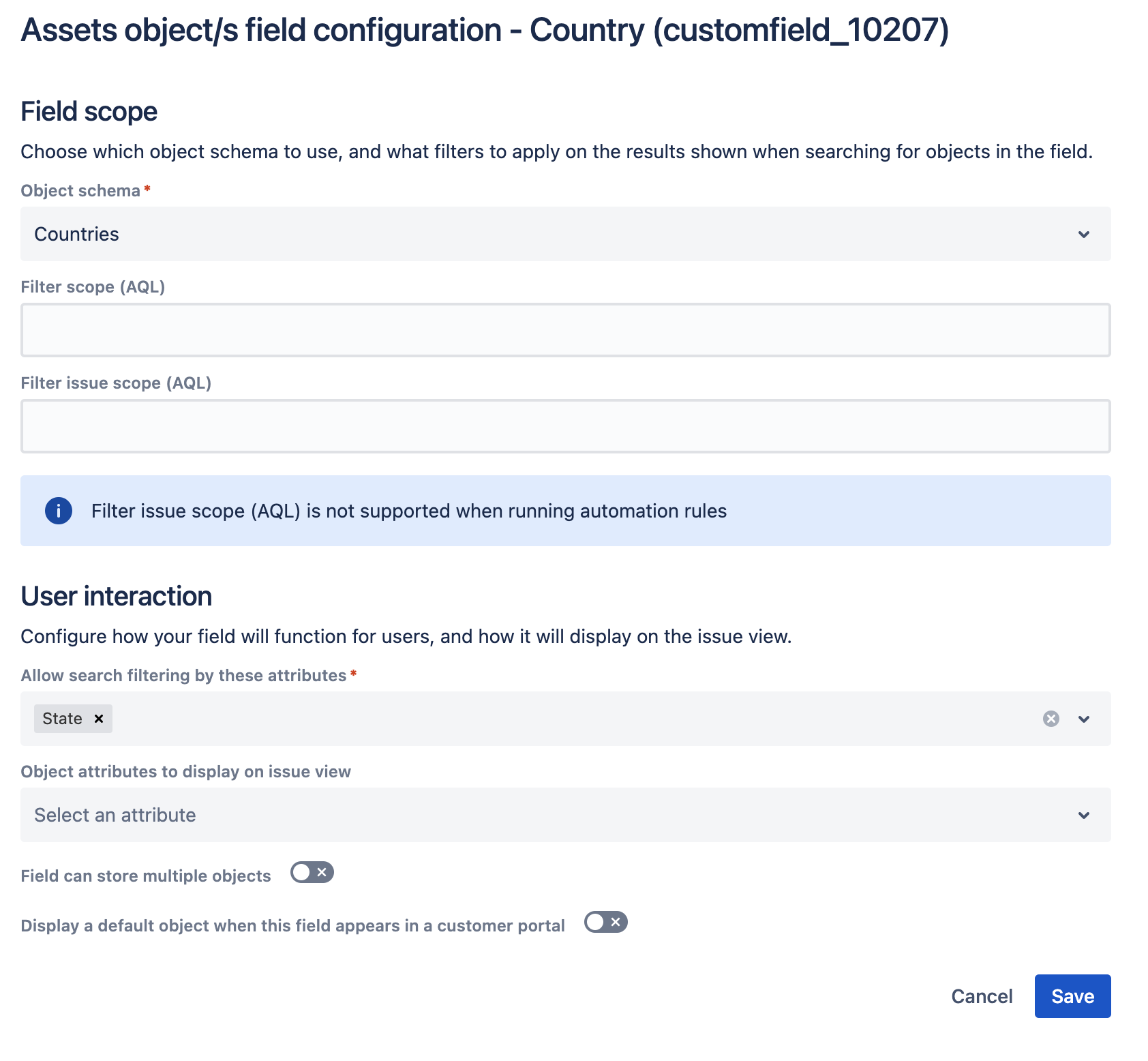 Using Cascading Fields with Forms and Assets - Atlassian Community