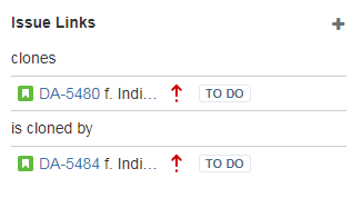 Hiding cloning from issue link for a project