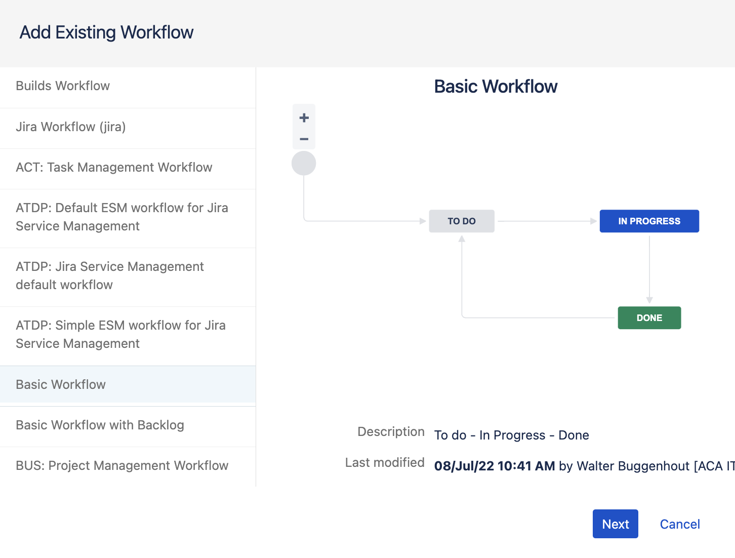 Solved: How to add the existing inactive workflow to workf...