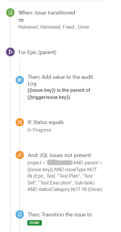 Solved: Close Epic when Selected Linked Issue Types are Cl...
