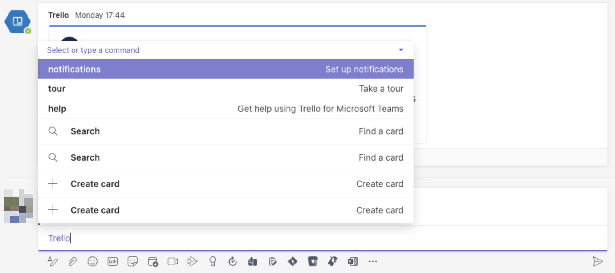 Trello in MS Teams