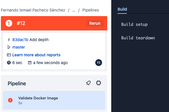 Solved: My bitbucket build cannot pull docker image