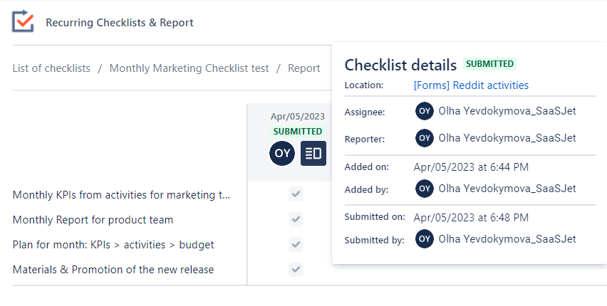 Setting Automation in Smart Checklist