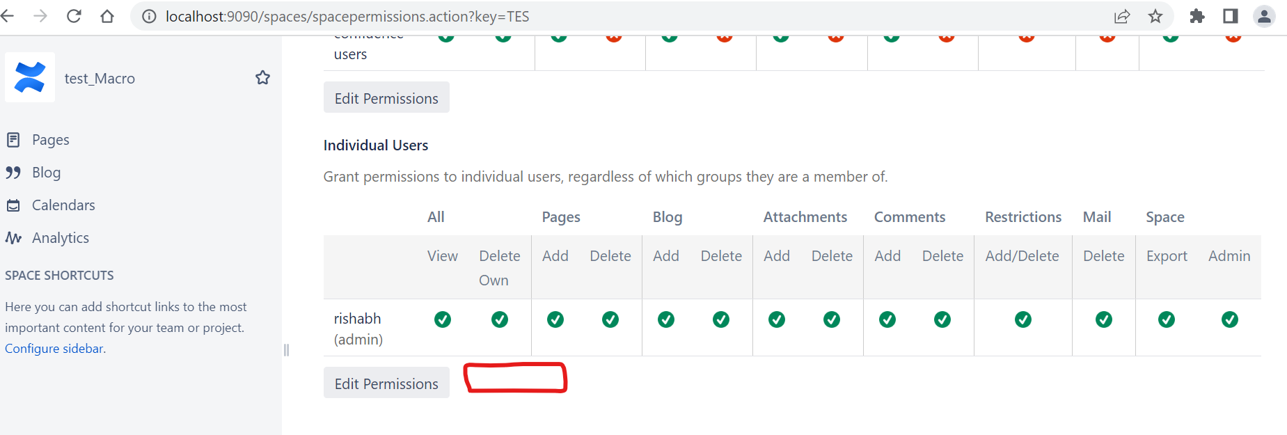 Adding a custom button beside Edit Permission butt...