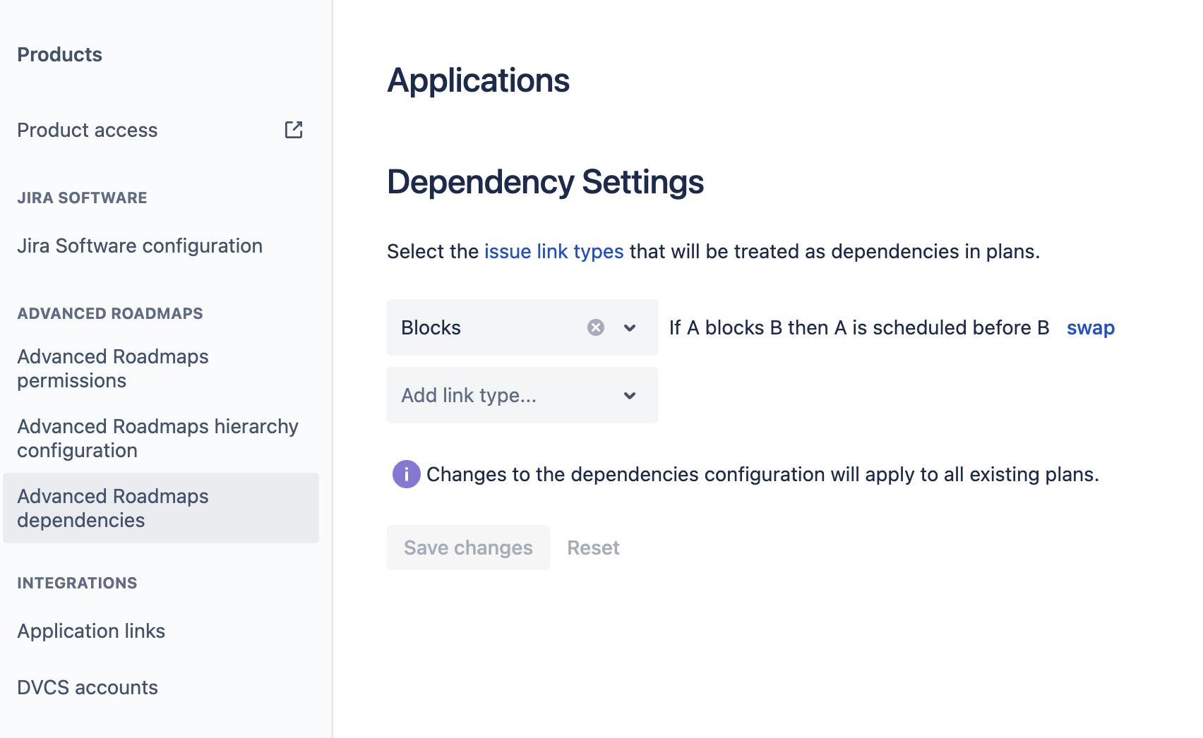 Solved: New dependency in advance roadmap