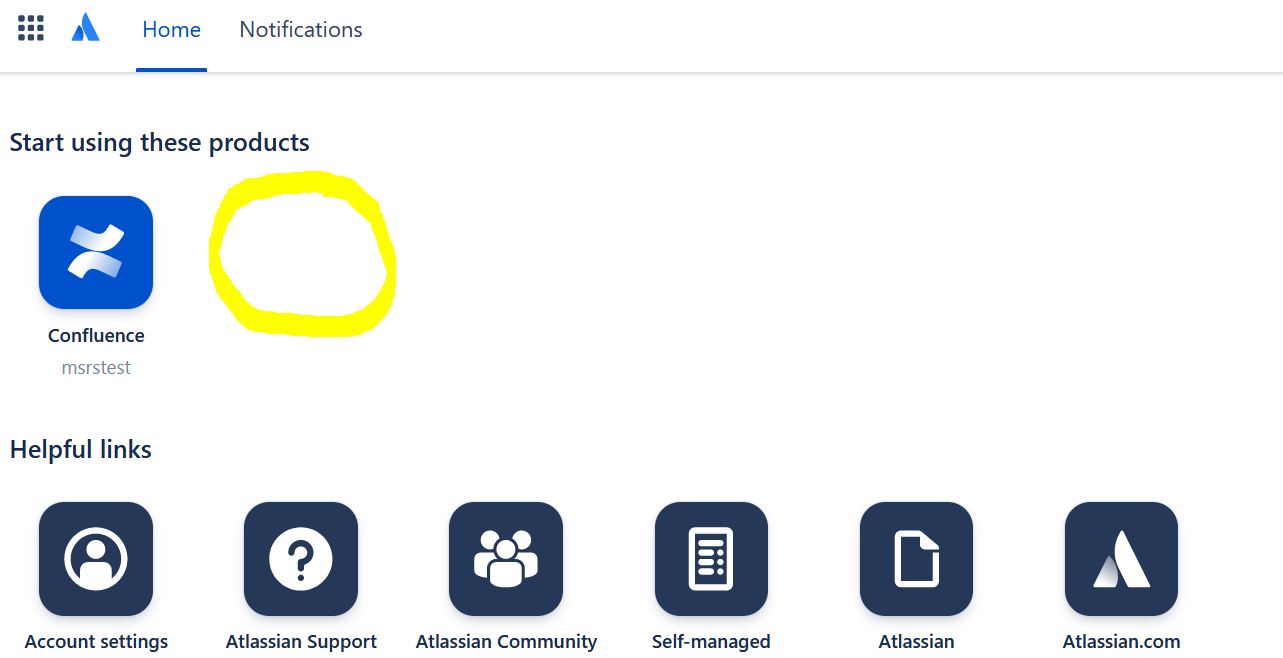 JSM button disappeared from Atlassian Portal