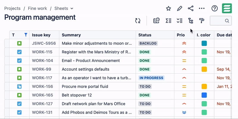 How to update the Epic progress bar with completed...