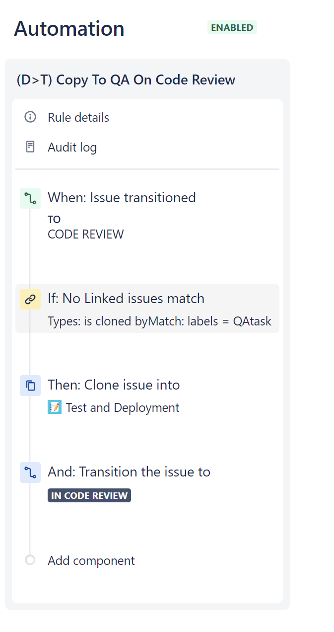 Transition & clone issues during automation