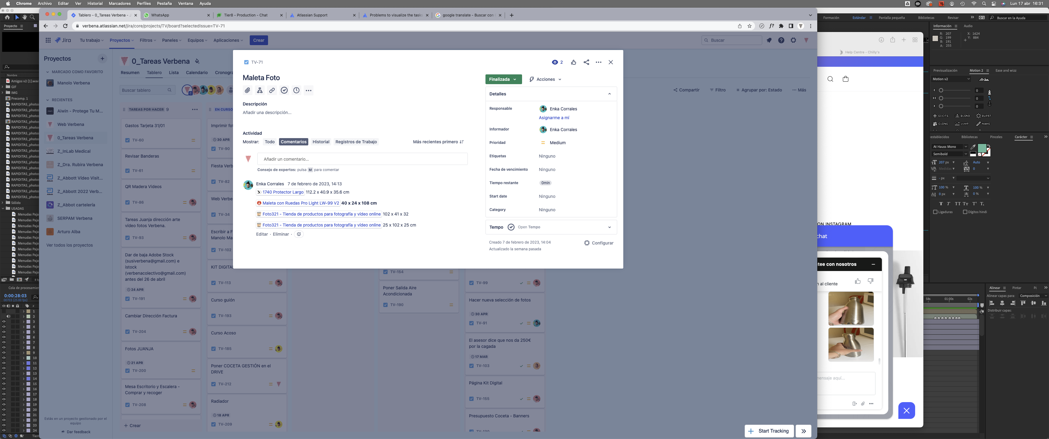 Solved: Problems to visualize the tasks of a project