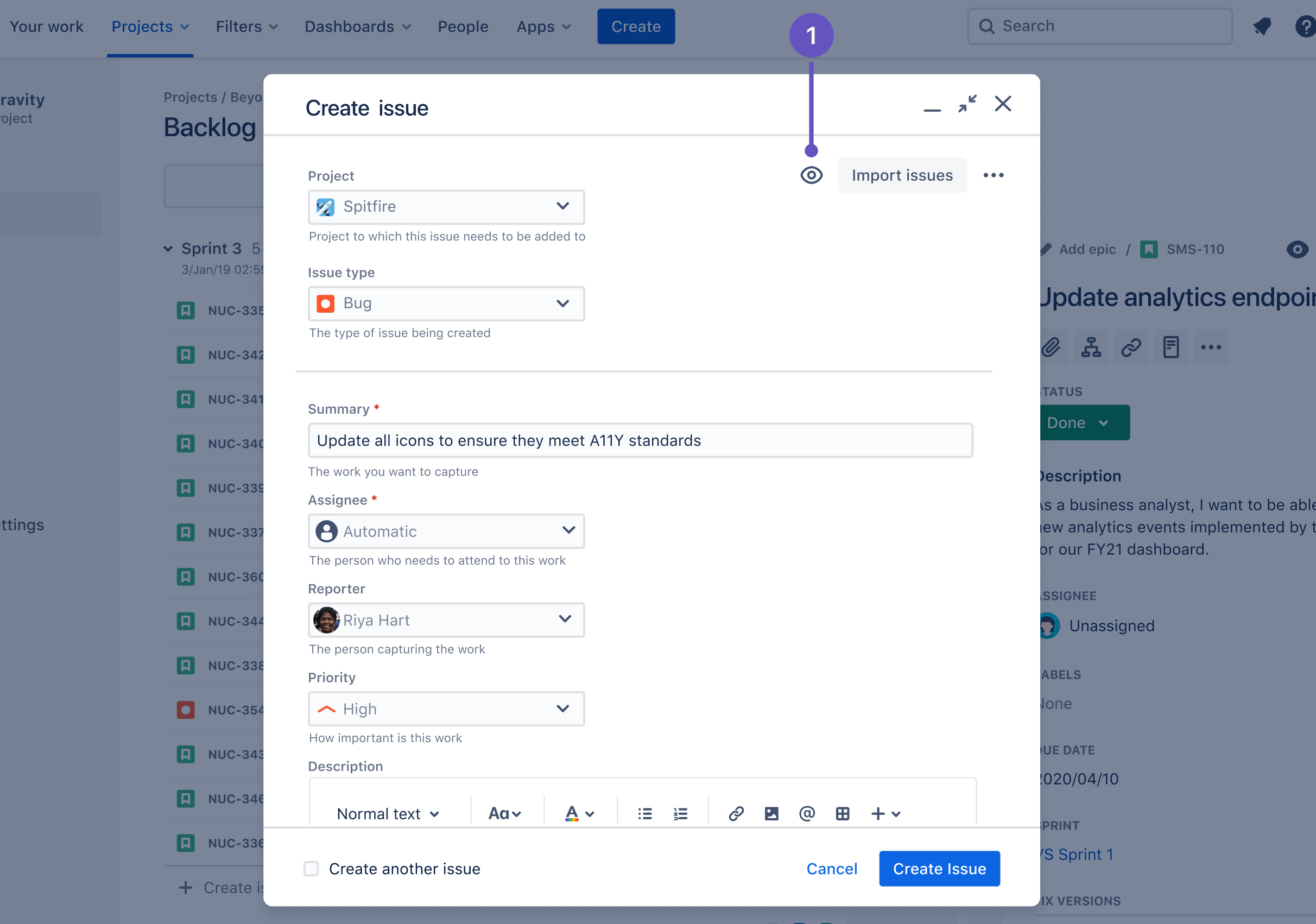 Add watchers to an issue while creating it - Atlassian Community