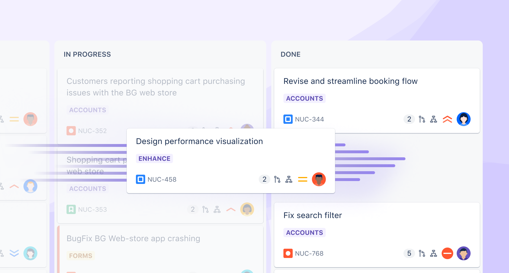 Enhanced Jira Software backlog and board