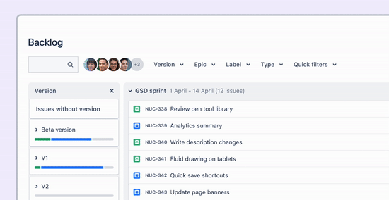 Enhanced Jira Software backlog and board