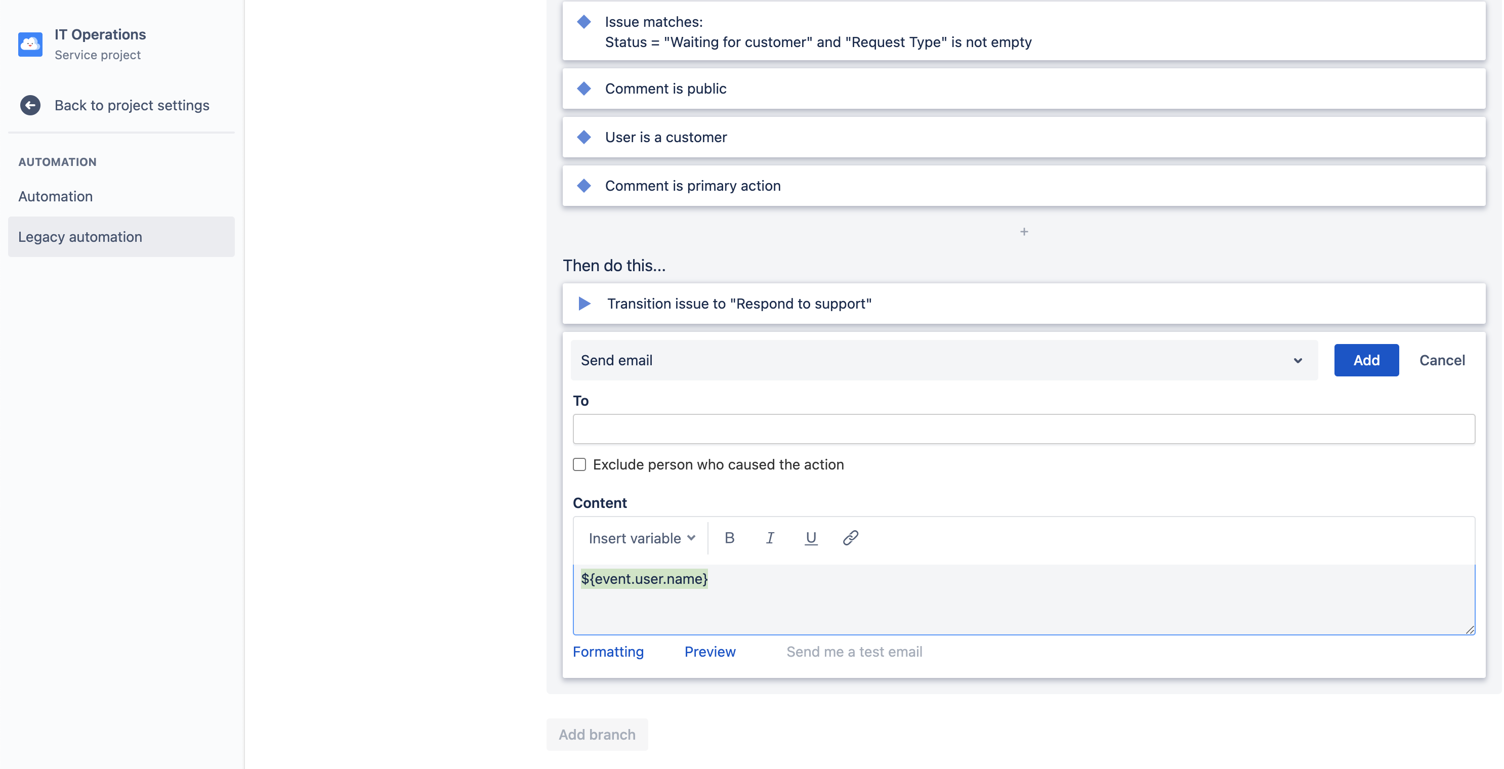 Solved: Is ${event.user.name} now {{initiator.displayName...