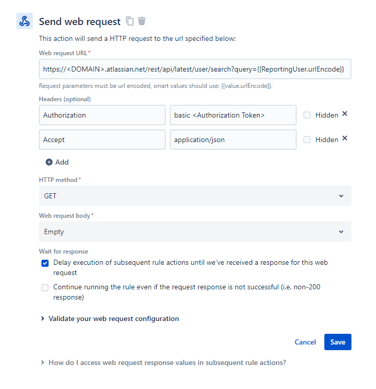 Solved: Add API authentication into an automation send web...