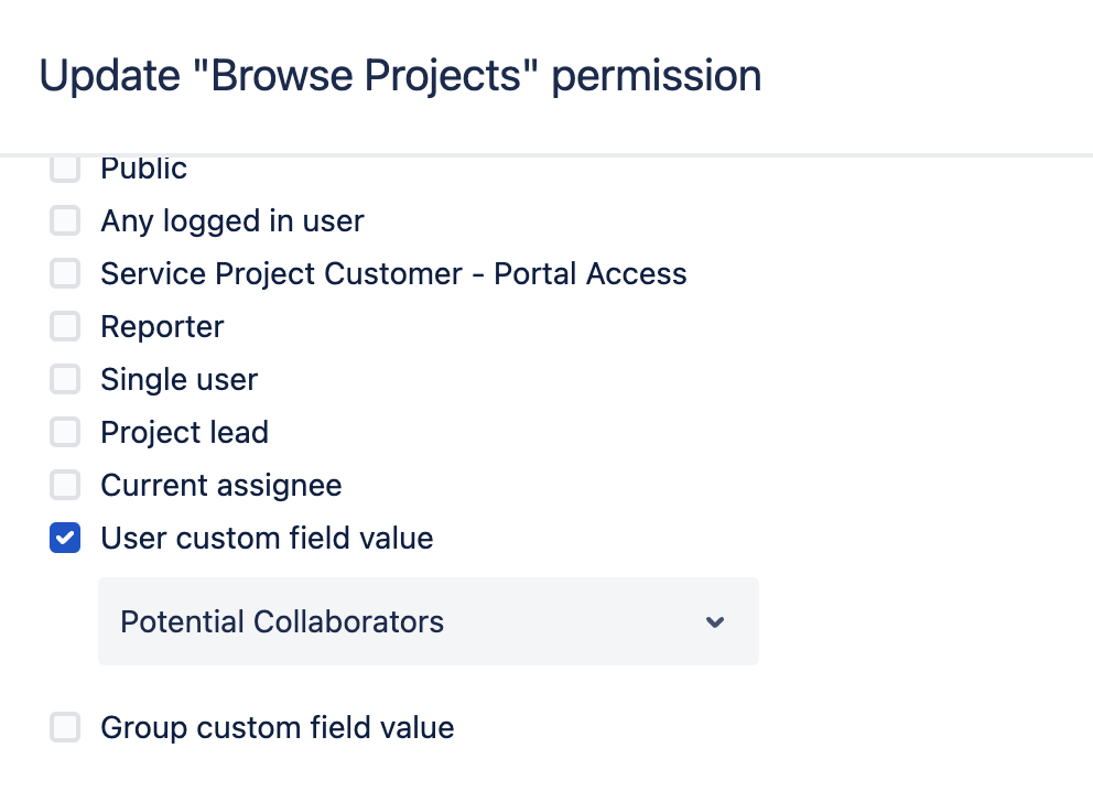 Solved: Can a permission scheme be created based on a spec...