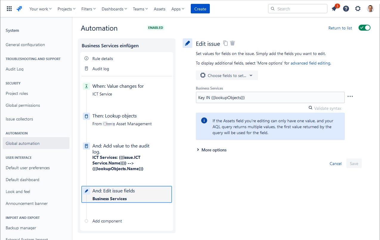 Solved Jira Automation How To Copy Assets Objects From O 6894