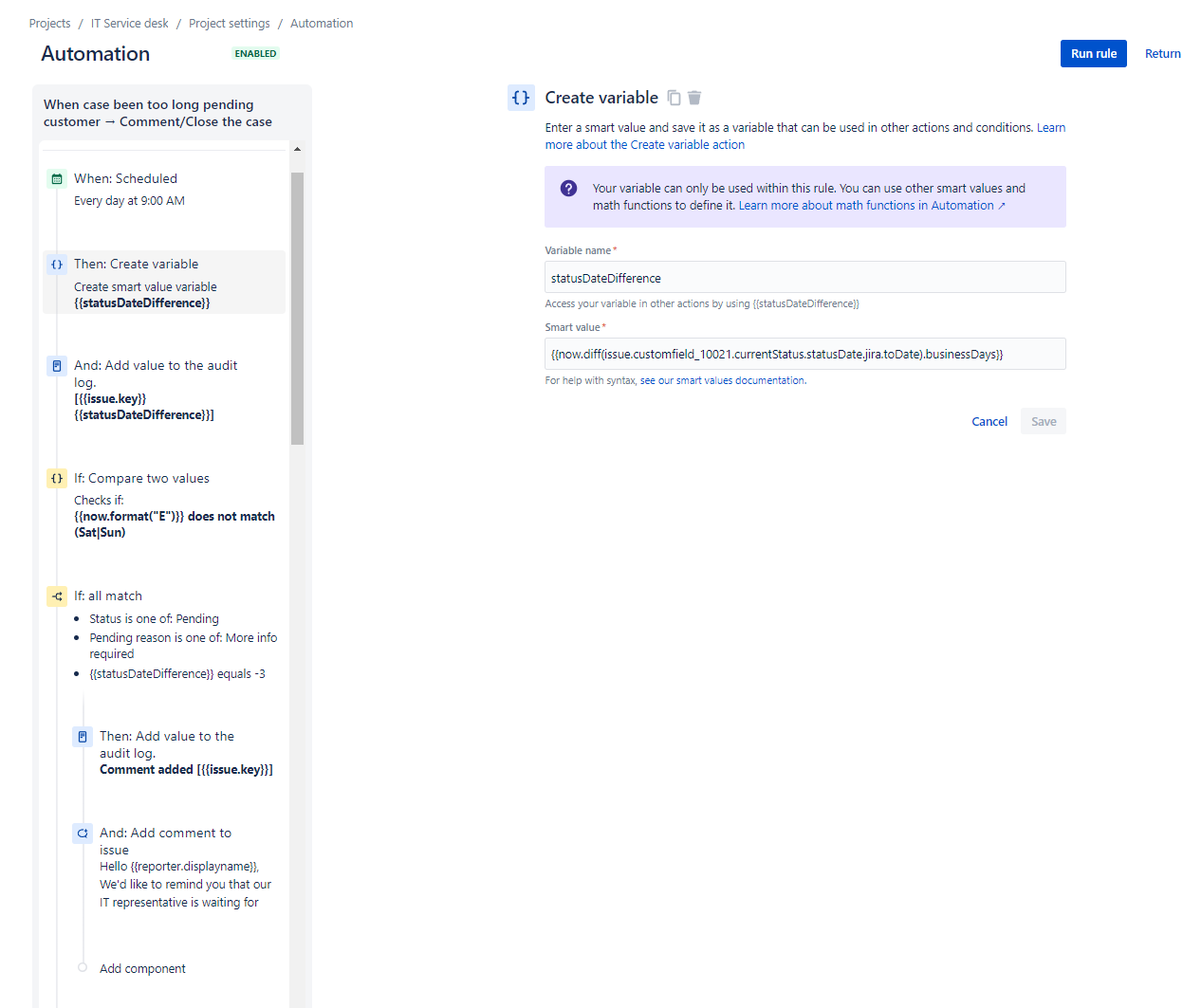 Best practice repeating tasks with Automation