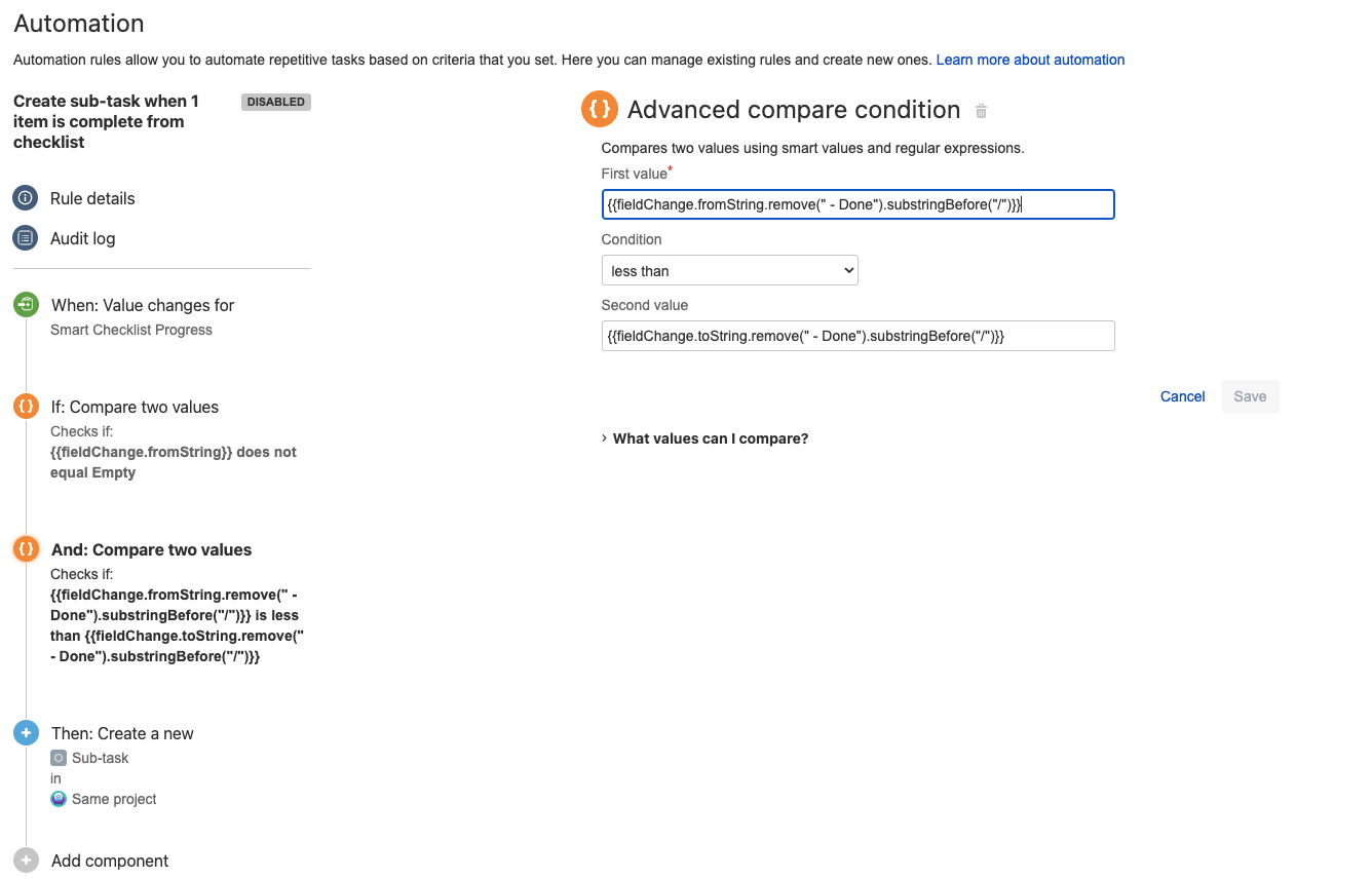 How to create subtask from checklist item automati...