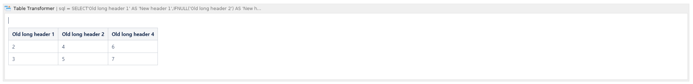 Solved: How to use Table Excerpt Include / Table Transform...