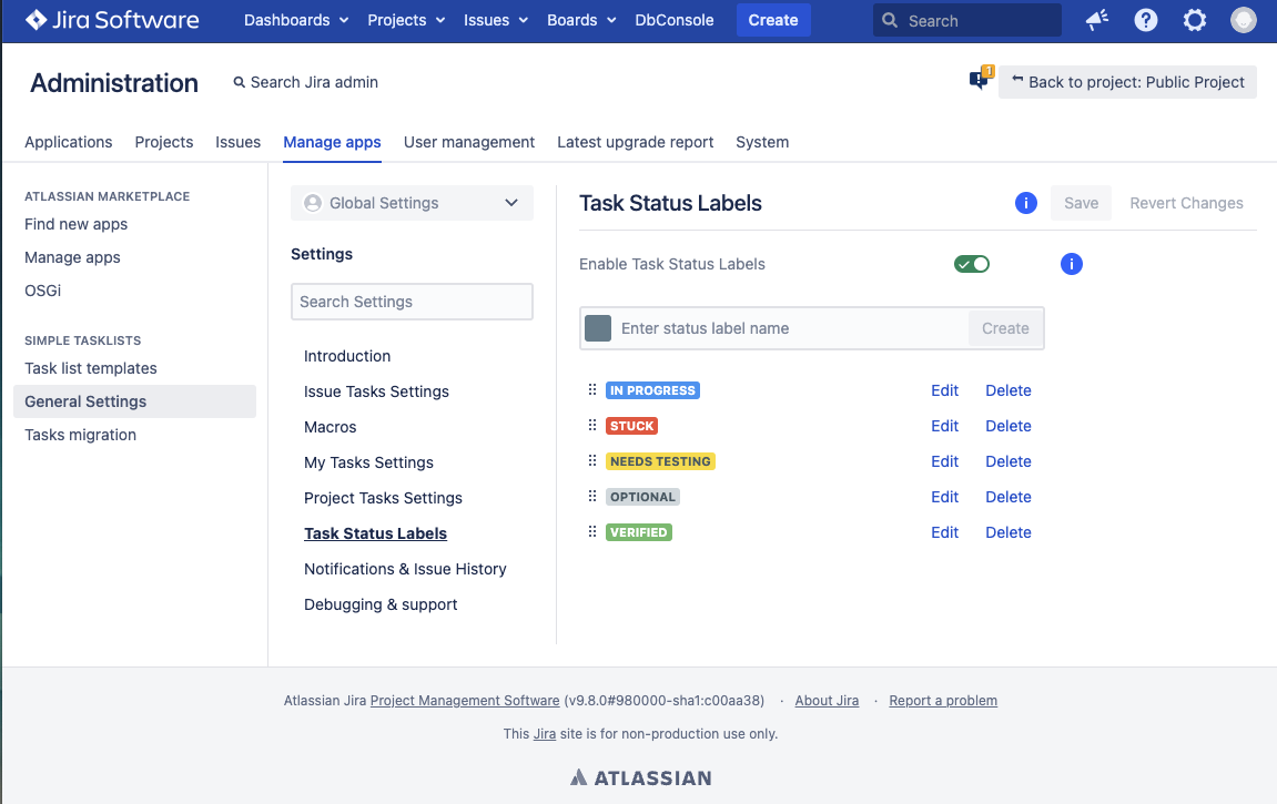 Solved: Simple Tasks: how to add status labels in the task