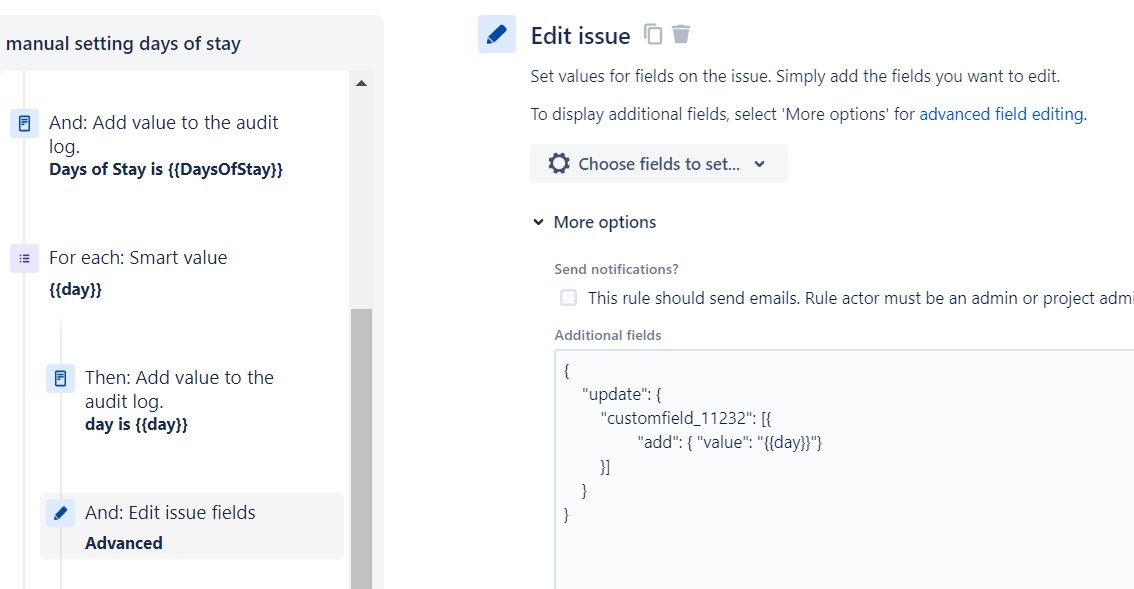 How to set Multi-select value iteratively