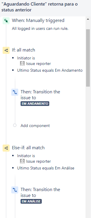 Back to Previous status in the workflow?