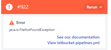 Pipeline Failed due to system error
