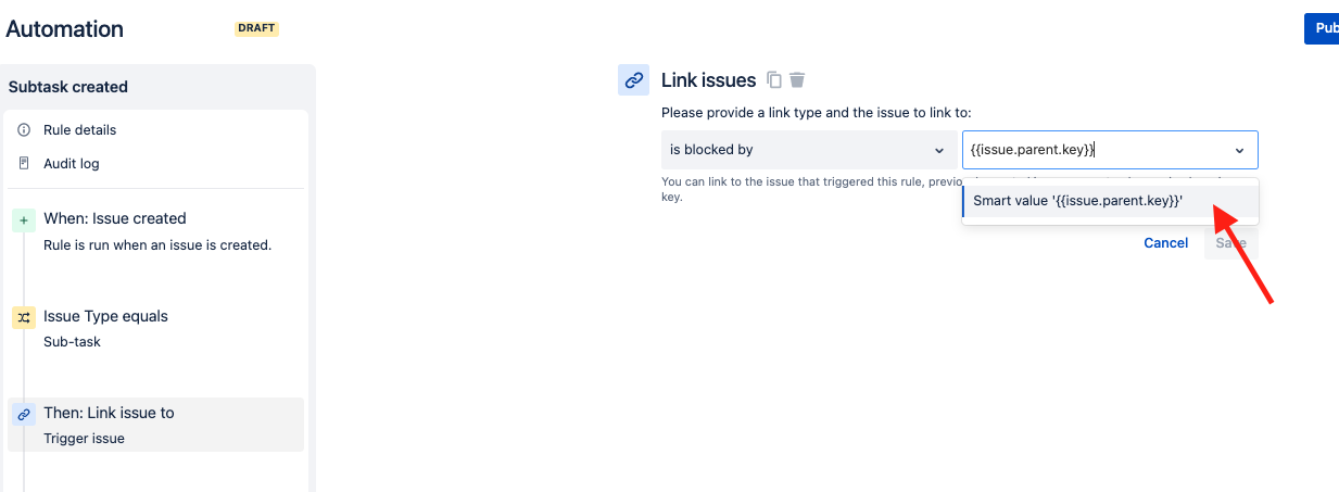 Solved: Link parent ticket to subtask bugs