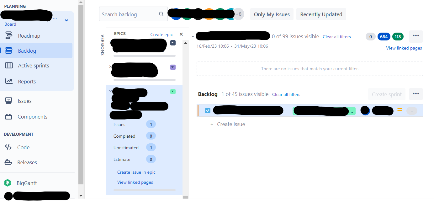 create new story with tasks