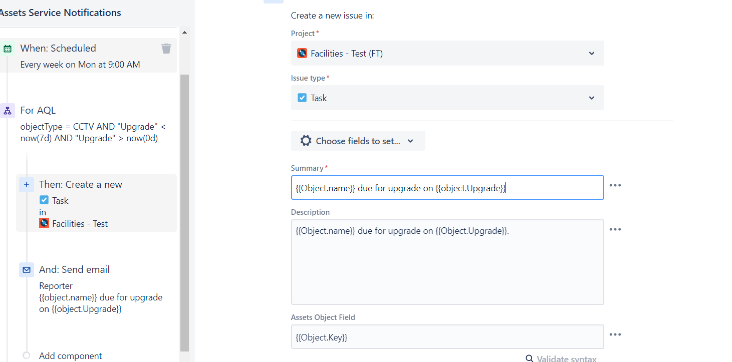 Solved: Linking a JSM ticket to an Asset Object automatica...