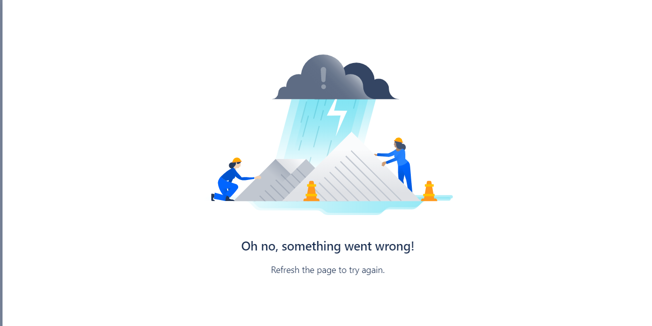 Solved: Oh no, something went wrong!