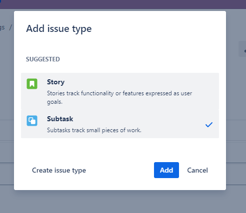 Why can't i create new subtasks on a project-manag...