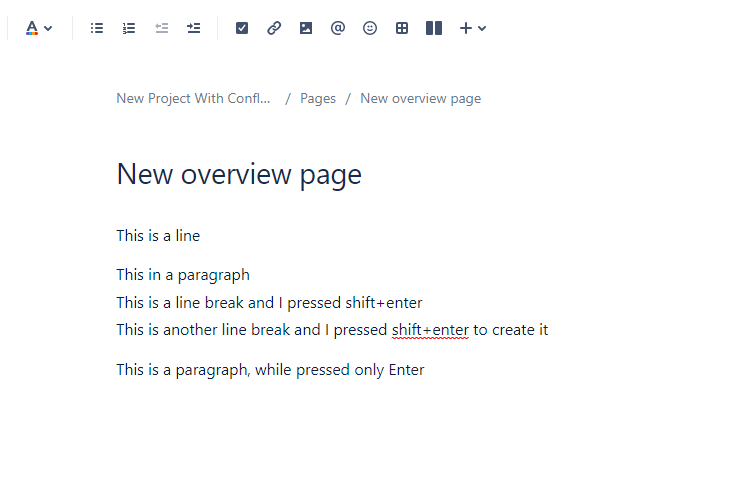 Solved: [ Shift + Enter ] is not working for line break
