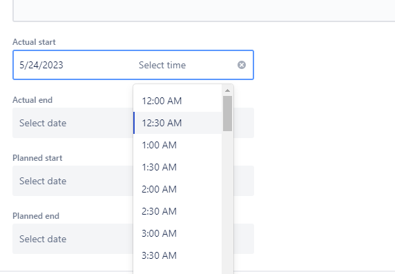 How to set standard date and time format?