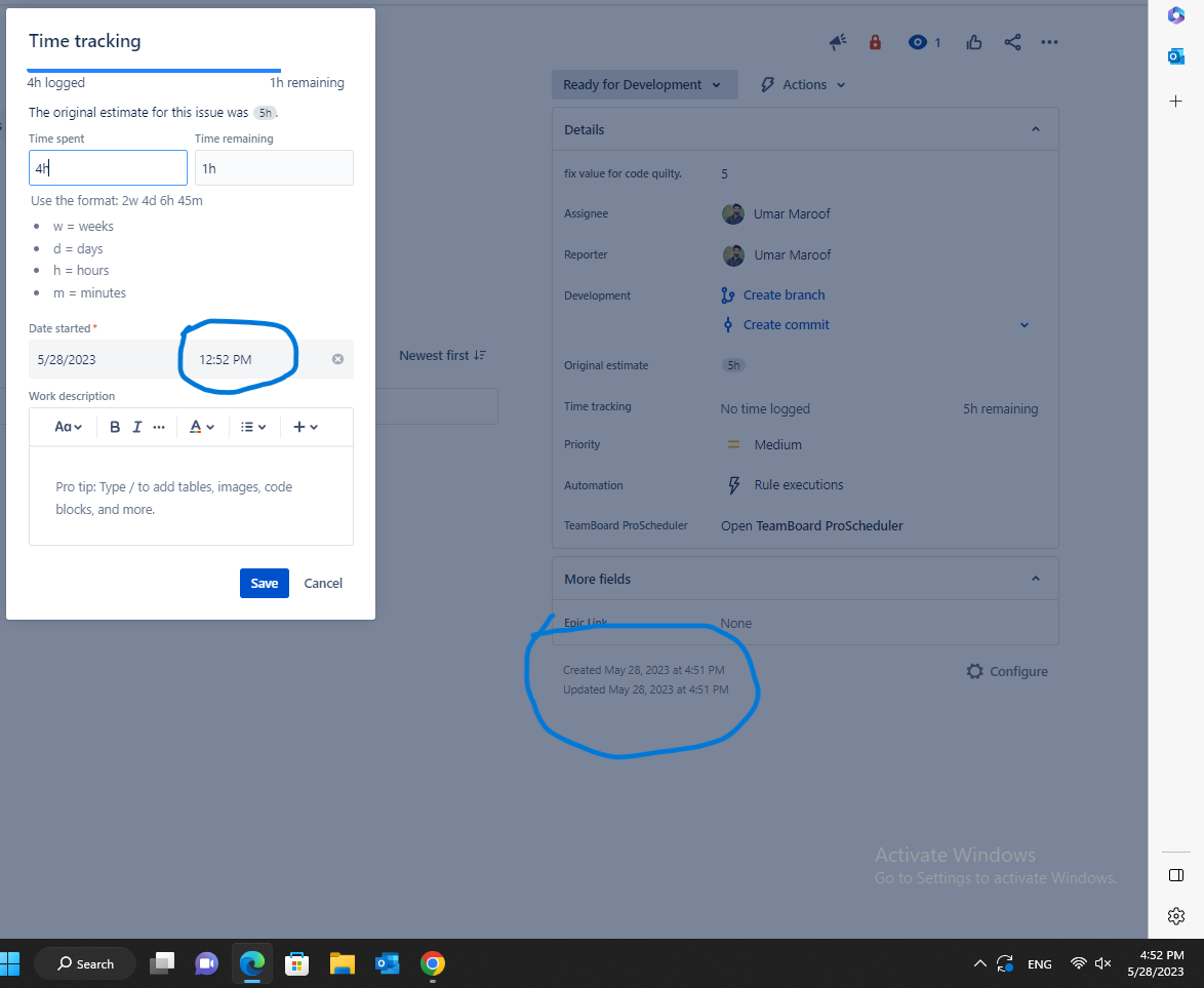 Solved: How to remove the selection of time when logging t...