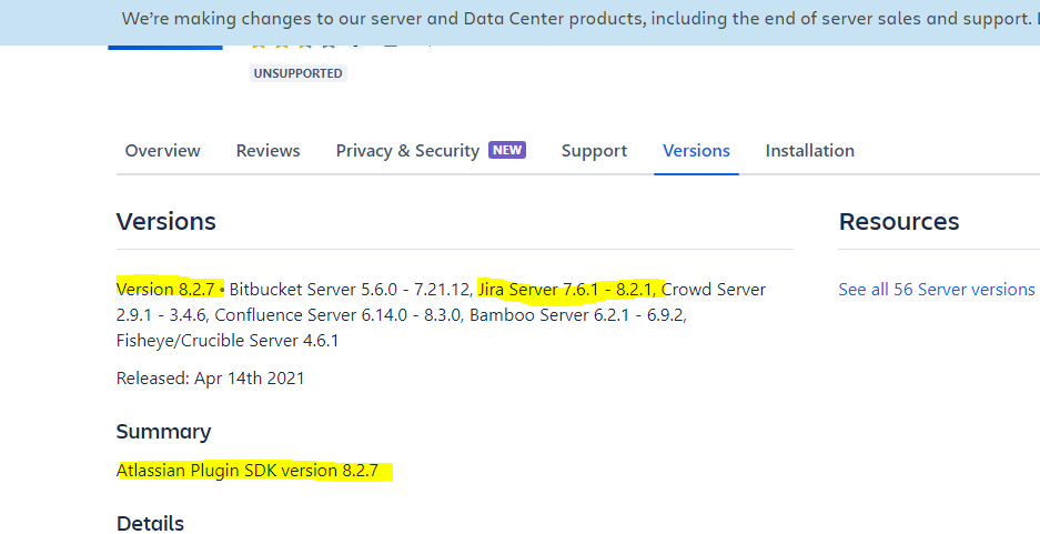 Atlassian sdk compatability for Jira 9.4.6