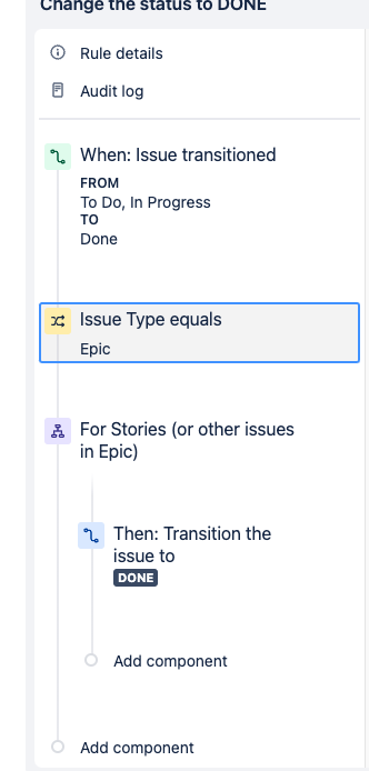 Solved: Auto Change the Status to Done for Child Issues