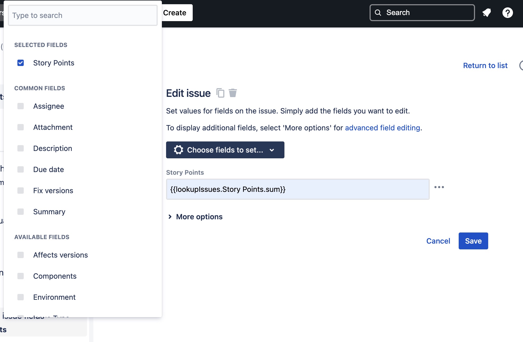 Solved: Cannot Set Story points for Epic via Automation