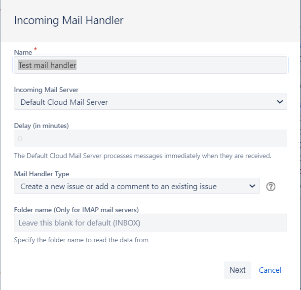 How to create issues from email
