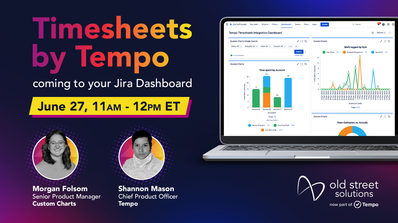 Tempo Timesheets is coming to your Jira Dashboard - Atlassian Community