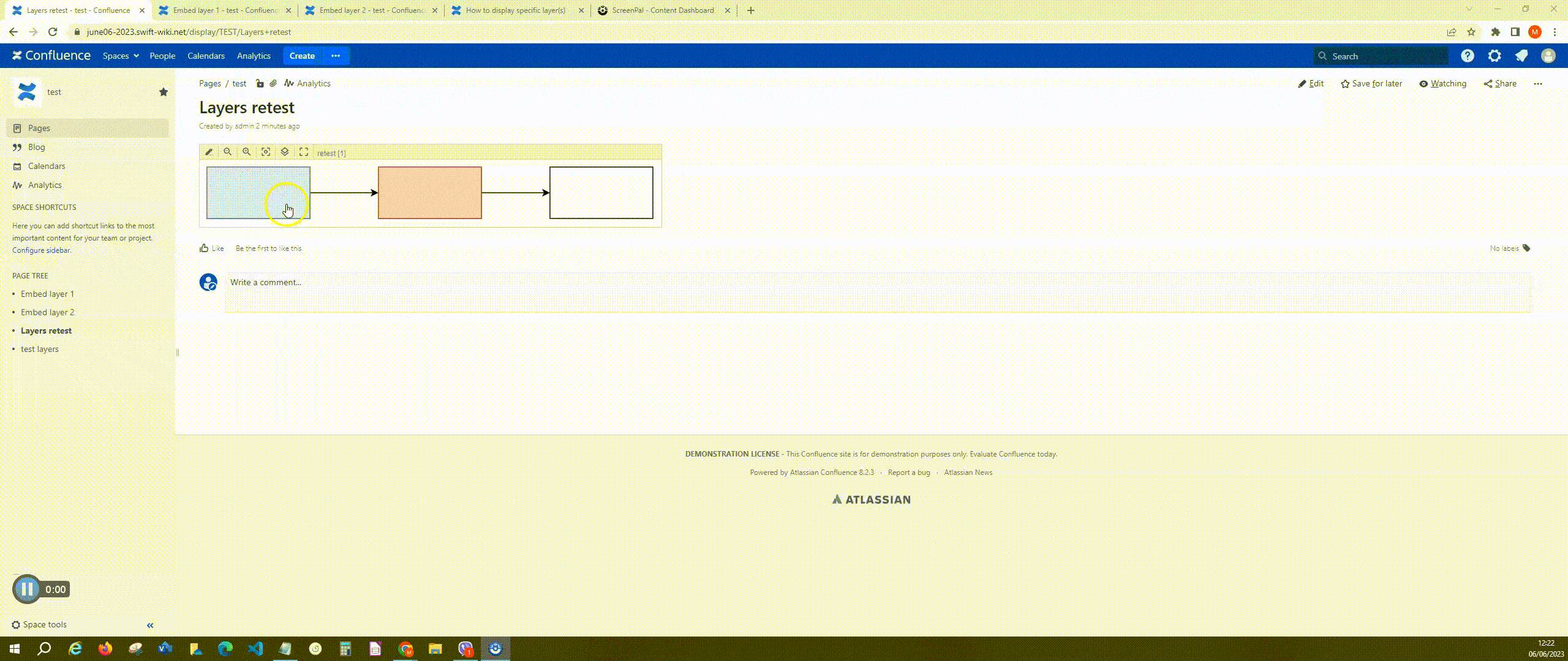 Solved: Embed a draw.io diagram and show different layers