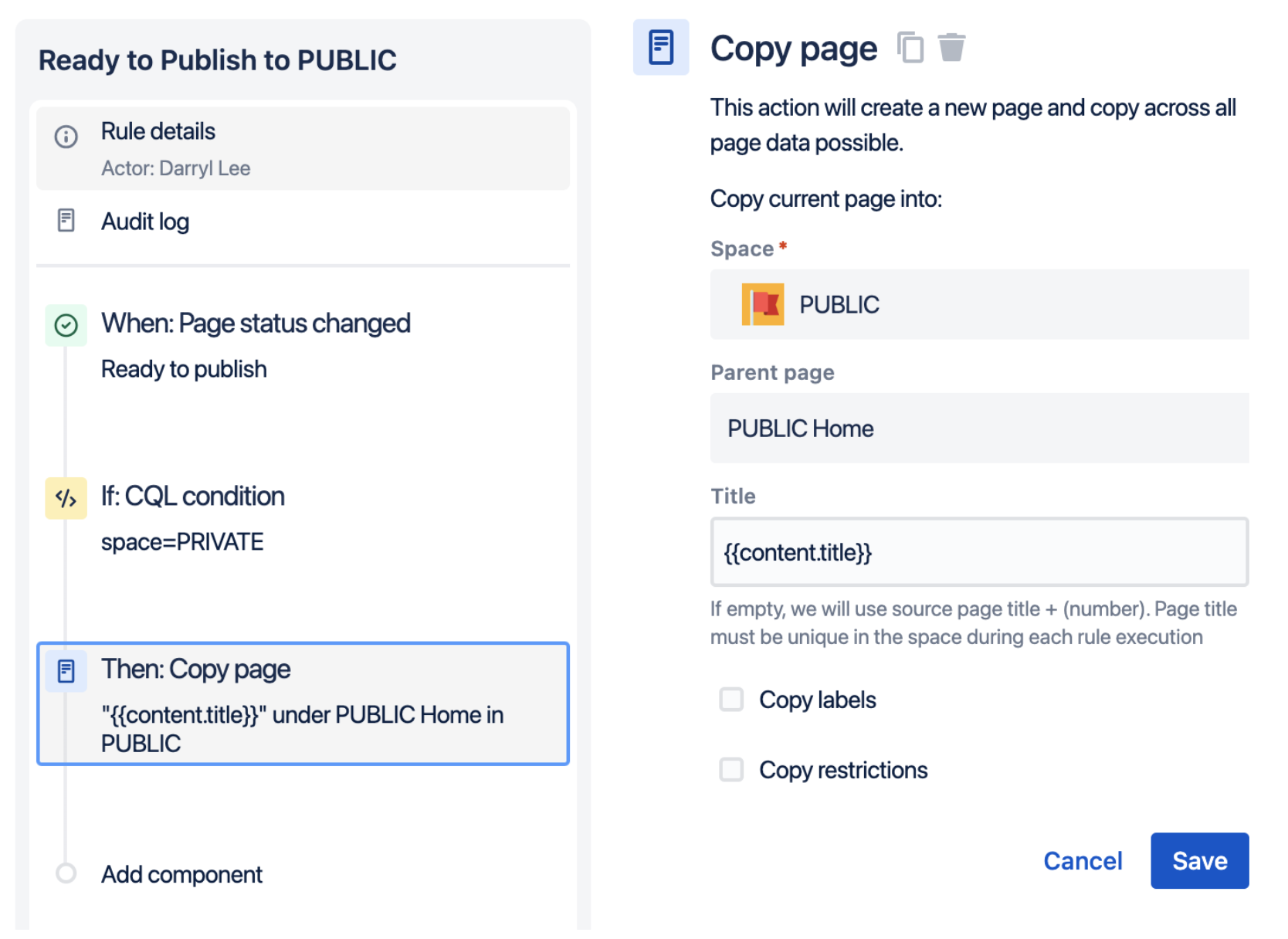 CMS with Confluence Automation?! Sure why not? - Atlassian Community