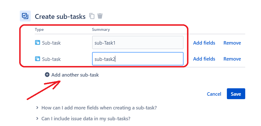 Solved Creating Sub Tasks For Existing Tasks In Jira Proj
