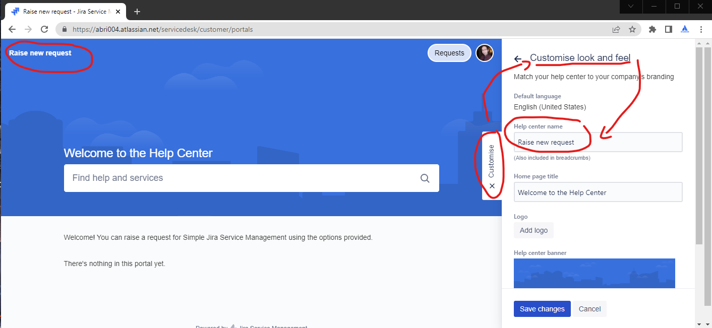 Solved: Can I add a 'Open new request' button on the Reque...