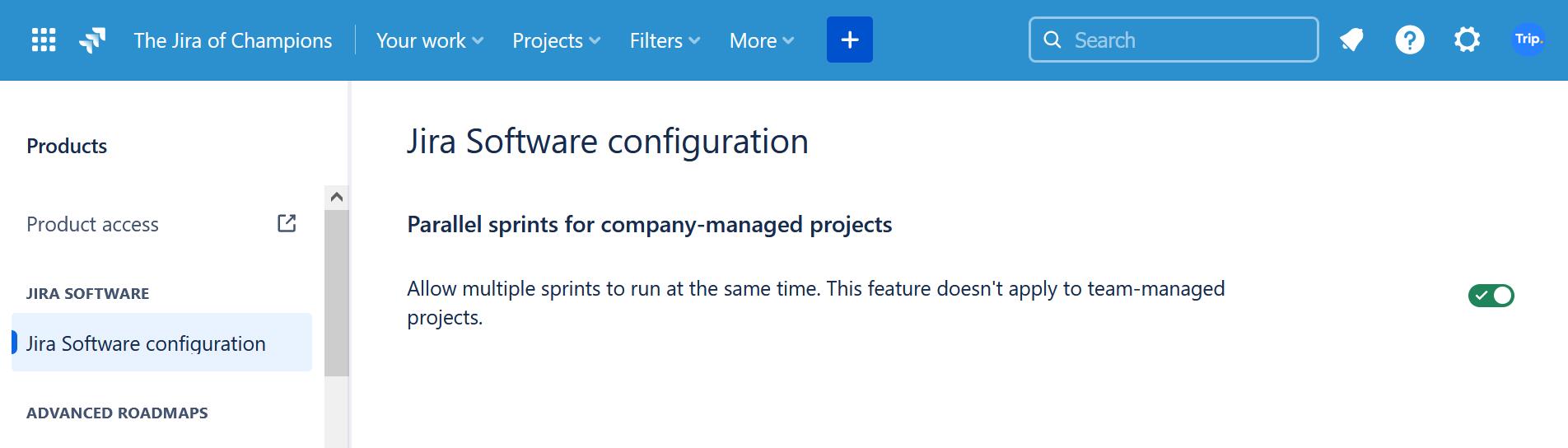 how to enable multiple sprints at the same time