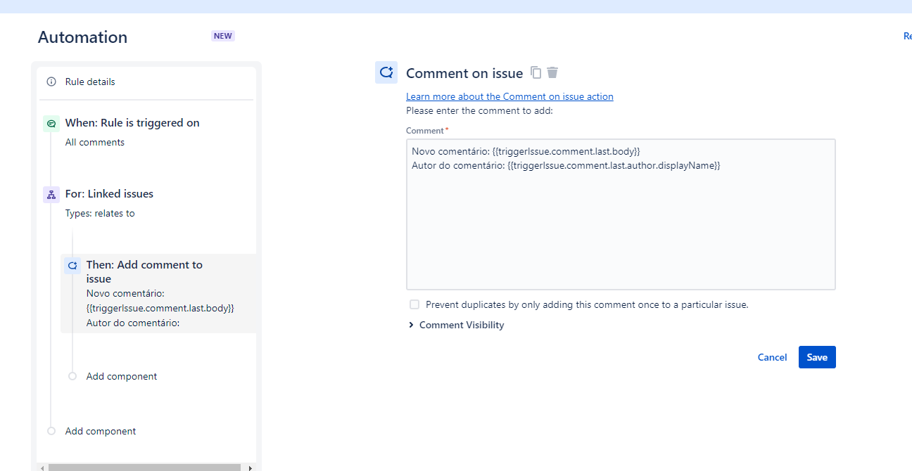Solved: Clone entre projetos