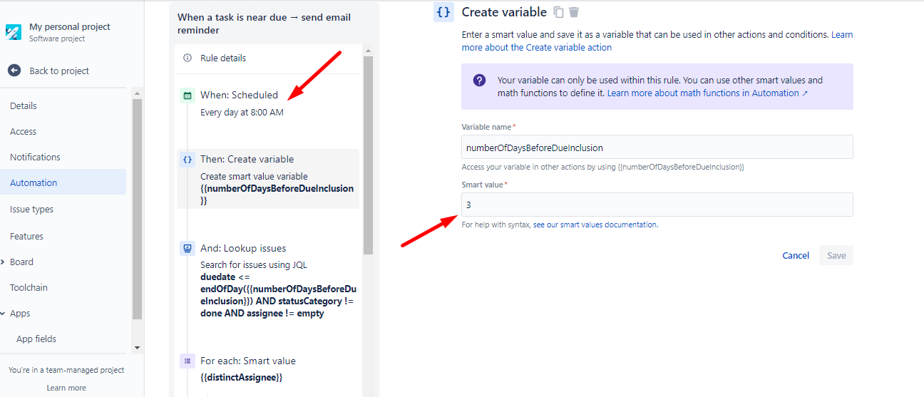 Send Notification to Assignee 'x' days prior to Du...