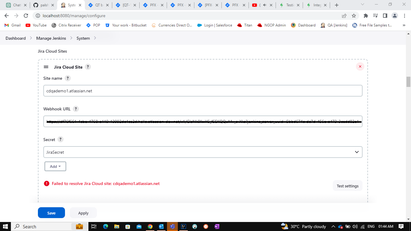 Solved: Unable to Integrate Jira Cloud and Jenkins server ...